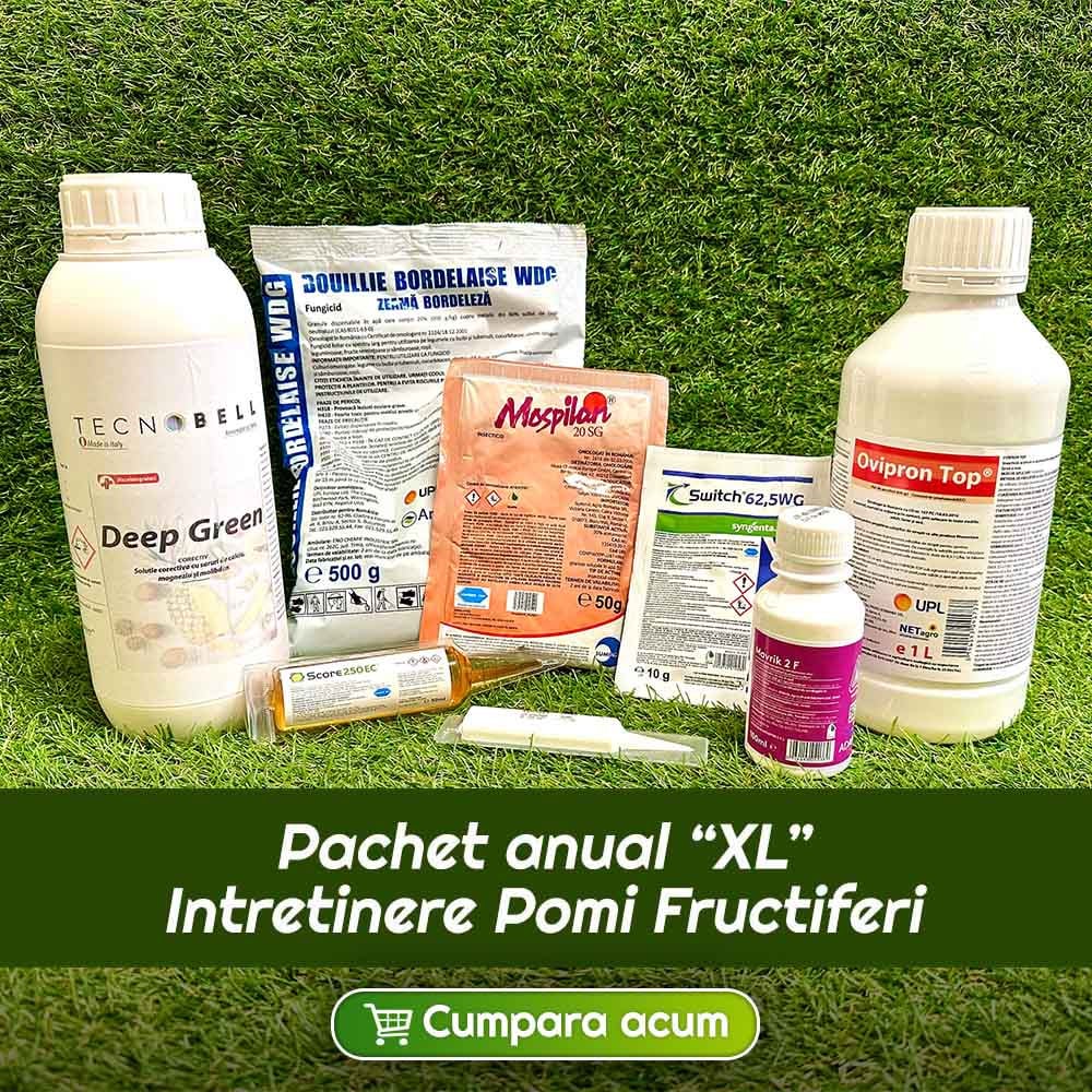 Schema de tratament pomi fructiferi si vita de vie - Pachet anual